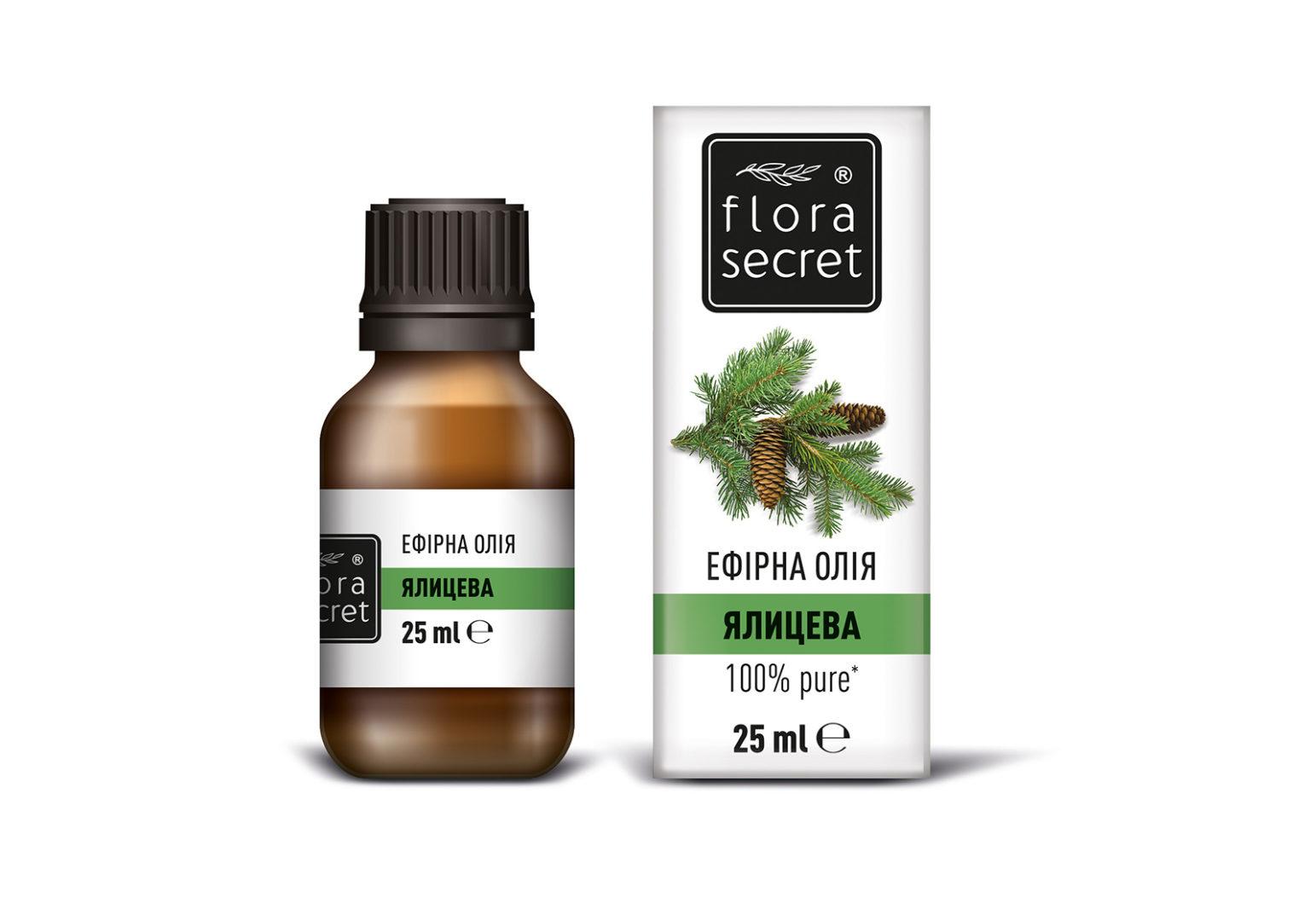 Купити ефірну олію Ялицеву Flora Secret 25 мл