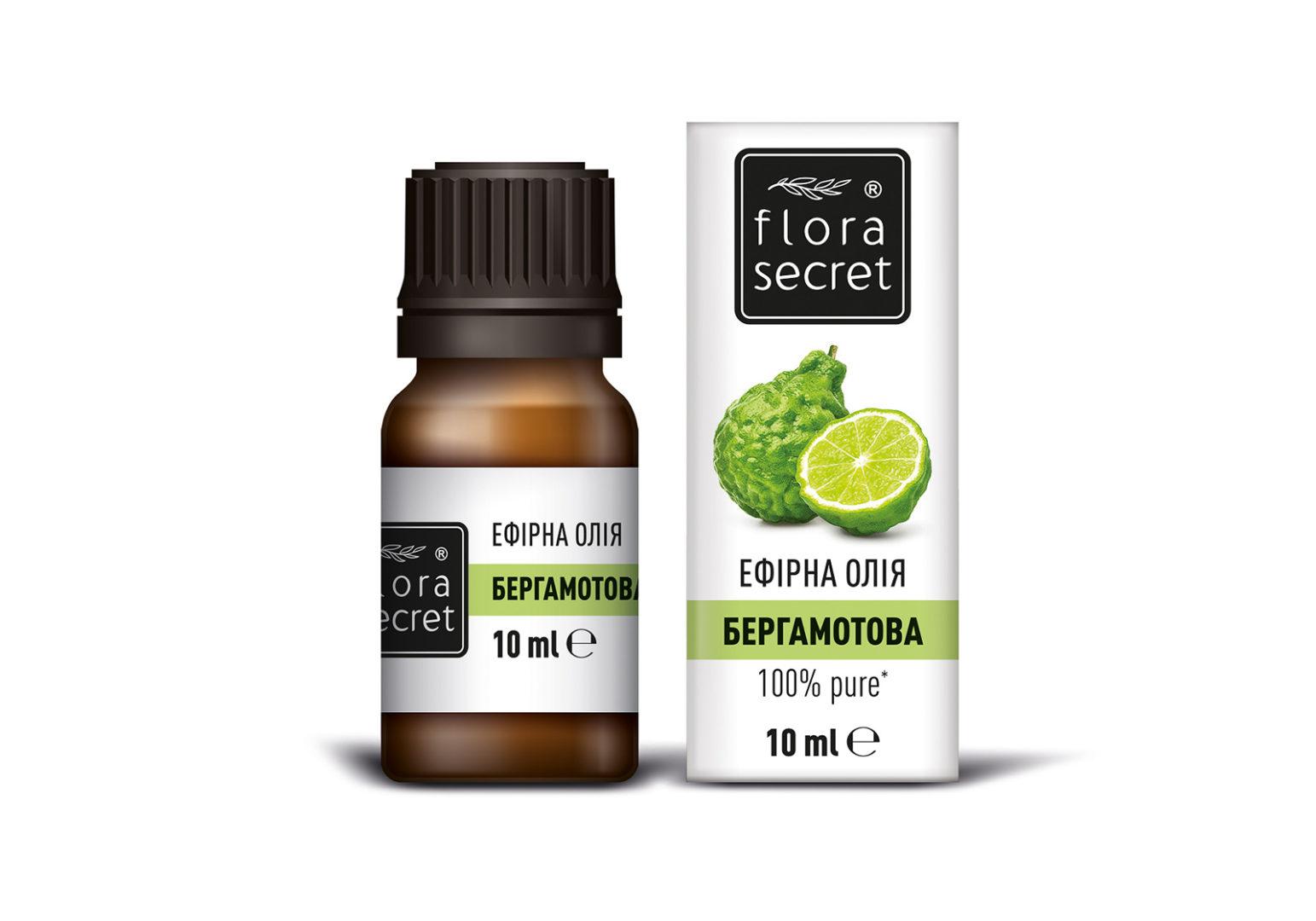 Купити ефірну олію Бергамотову Flora Secret 10 мл
