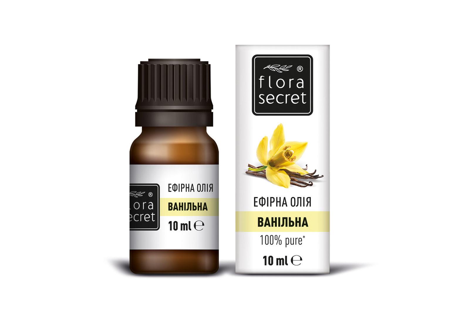 Купити ефірну олію Ванільну Flora Secret 10 мл