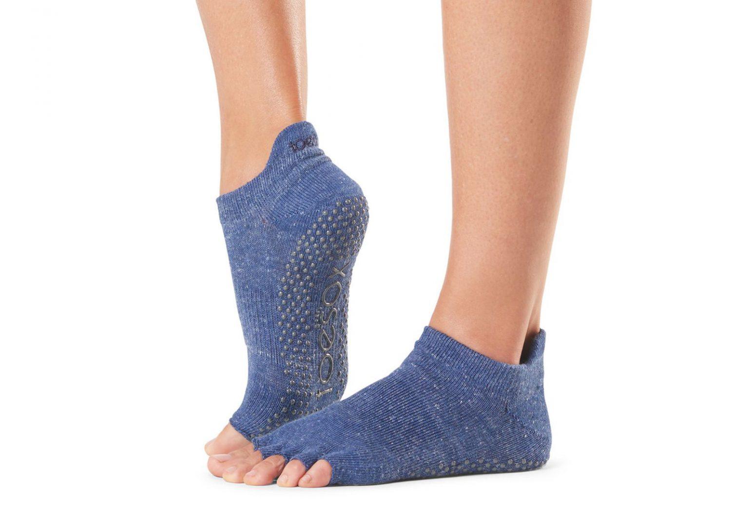 Носки ToeSox ≣ Half Toe Low Rise Grip Navy – Украина
