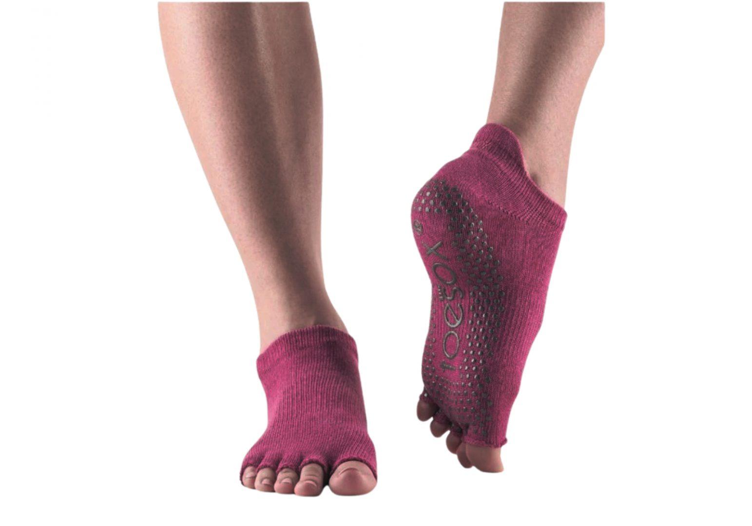 Носки ToeSox ≣ Half Toe Low Rise Grip Violet – Украина